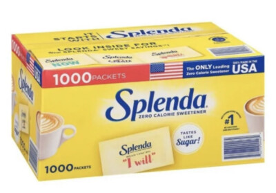 SPLENDA No Calorie Sweetener Single-Serve Packets 1000 Count - Free ...