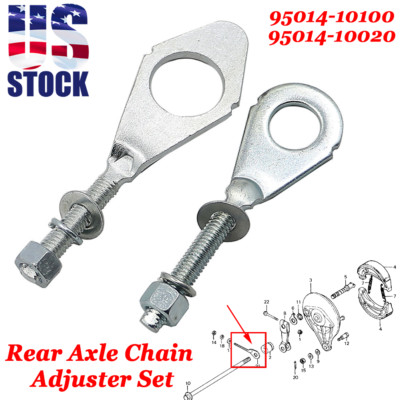 US 2PCS Rear Axle Chain Adjuster Kit For 1966-1979 Honda CT90 CT 90 ...
