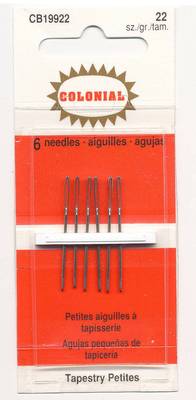 Colonial English "Petites" Tapestry Needle Set for Needlepoint ~ Size ...