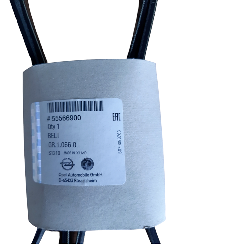 OEM Vauxhall Astra J Corsa D Meriva B V Ribbed Drive Fan Belt 55566900 ...