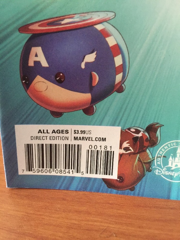 Tsum Tsum #1 Marvel Comic Book Rare Disney Parks Variant Very Low Print ...