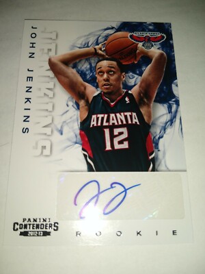 JOHN JENKINS 2012 CONTENDERS AUTOGRAPH ROOKIE #222 ATLANTA HAWKS | eBay