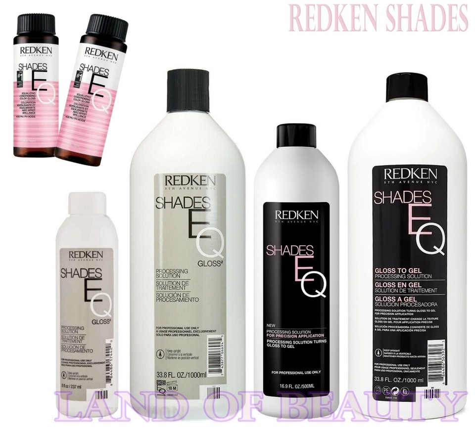 Redken Shades EQ Gloss Demi Hair color 2oz or Solution ☆Choose Yours ...