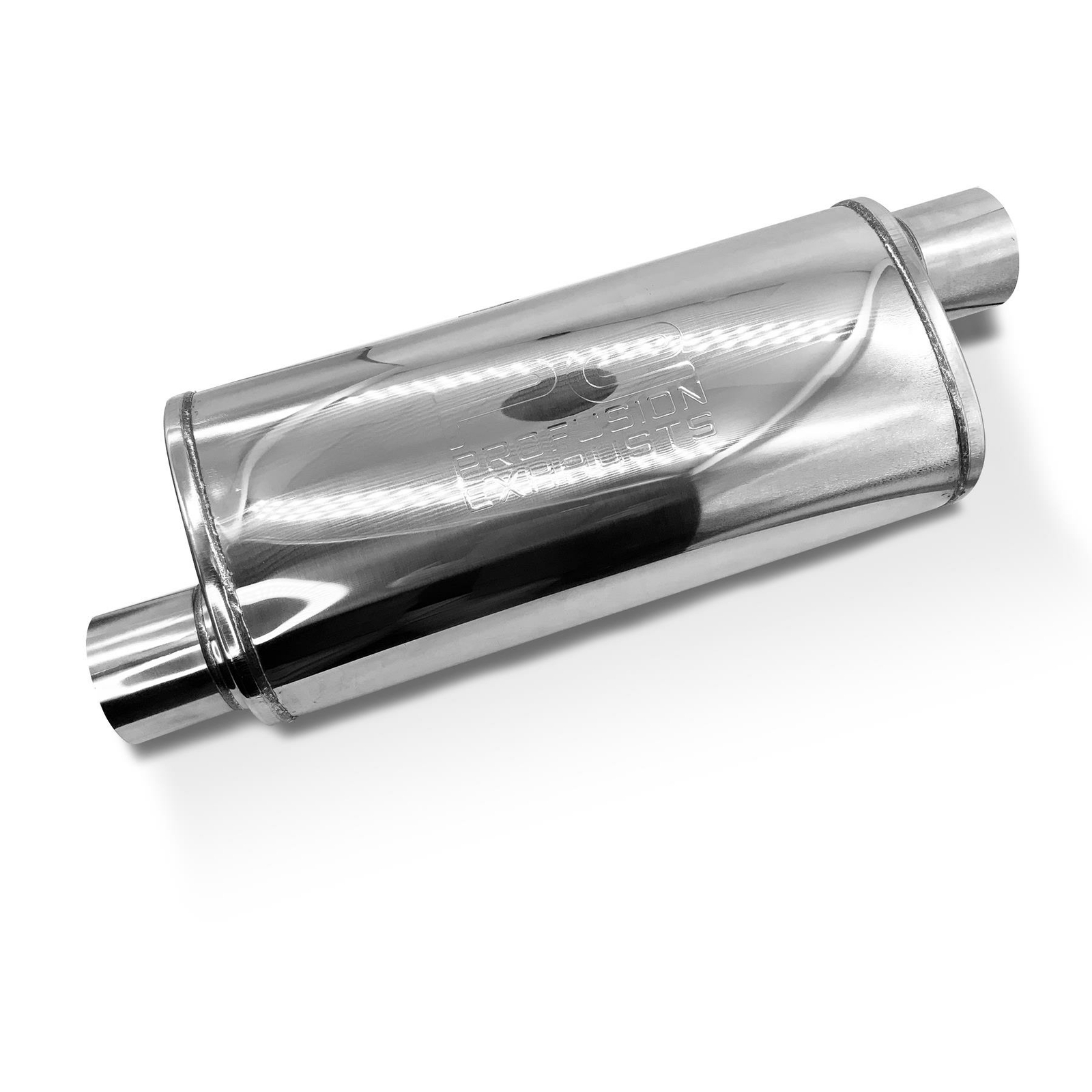 Oval Exhaust Silencer 304 Stainless Steel Muffler Body Offset Offset ...