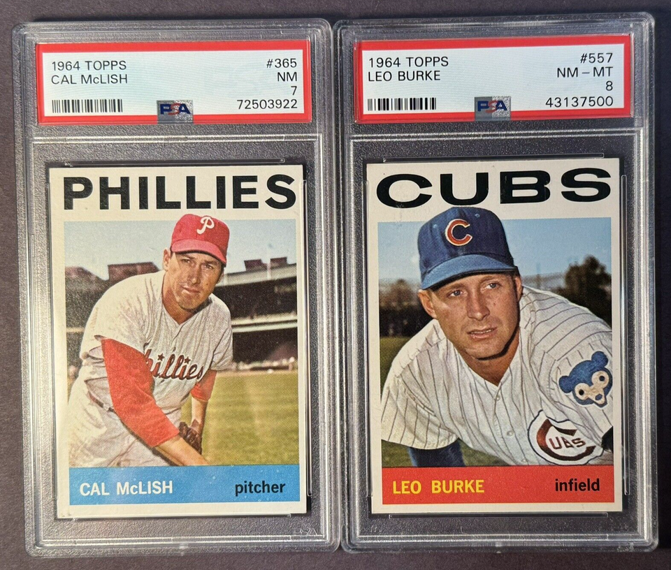 1964 Topps Baseball Complete Set (1-587) Mantle Mays Rose Niekro Rc PSA ...