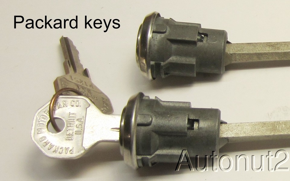 1948 1949 1950 Packard door locks set NOS original with Packard keys | eBay