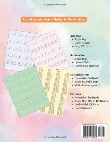 3rd Grade Math Workbook - Comprehensive Practice in Addition ...
