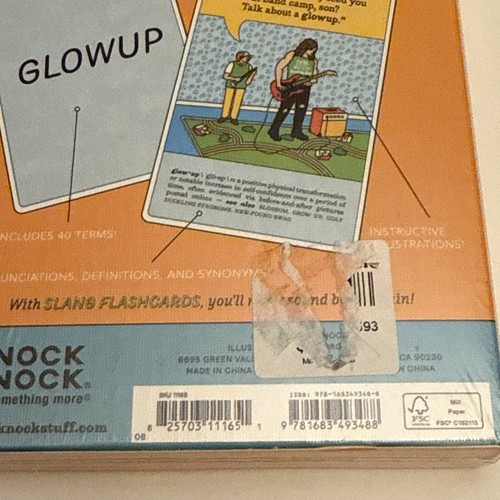Slang Flashcards Deck, 40 Funny Flashcards to Give Your Vocab a Glowup ...