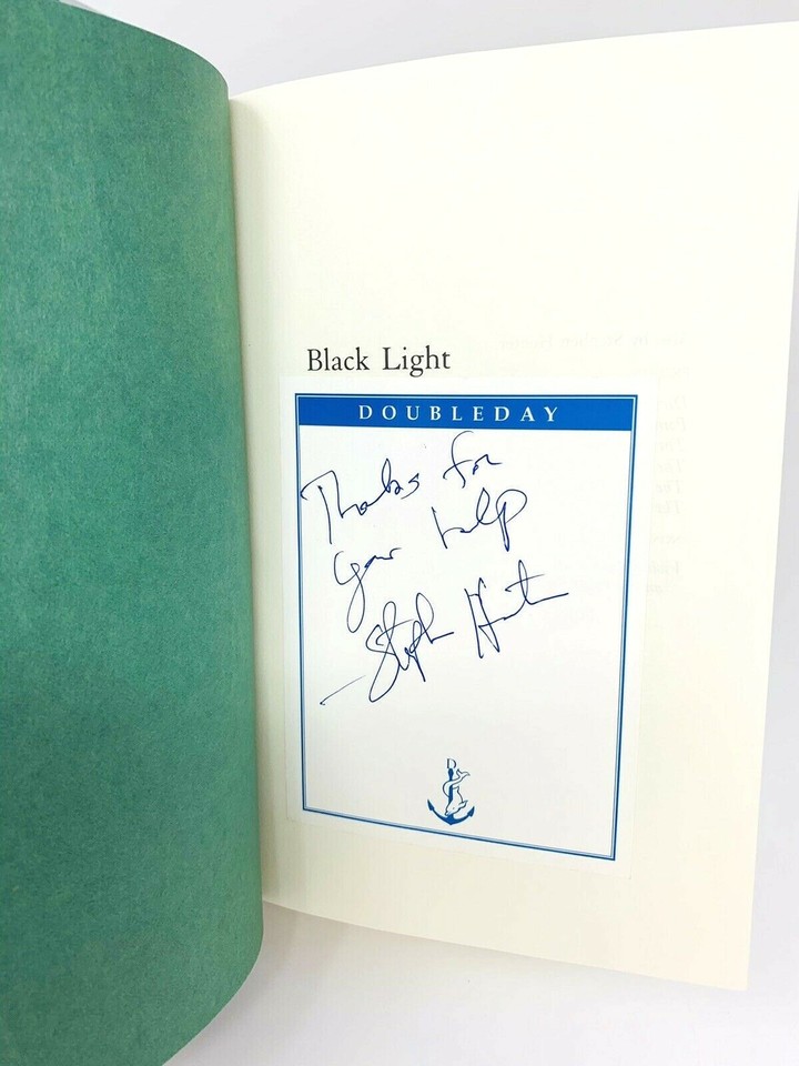 Black Light - First Edition Signed by Stephen Hunter Hardcover Dust ...