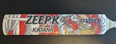 Zeepk Cricket Bat Tennis Tape Ball Katana 5" inch light Weight 2lb ...