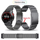 Titanium Metal Wrist Band Strap For Garmin Fenix 7X 7 6 6X Pro 5 5X 3HR ...