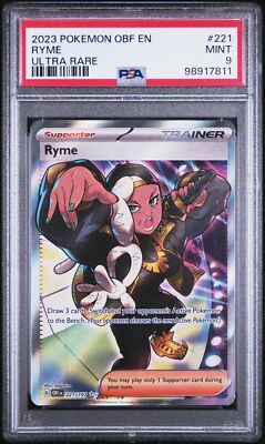2023 POKEMON OBF EN-OBSIDIAN FLAMES ULTRA RARE #221 RYME PSA 9 | eBay