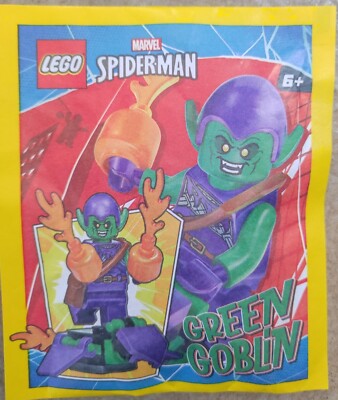 FIGURINE POLYBAG LEGO MARVEL AVENGERS SUPER HEROS GREEN GOBLIN FOIL ...