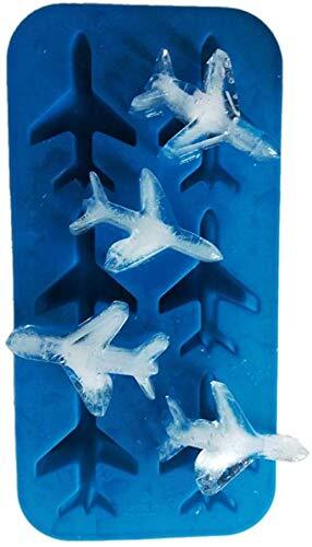 3d Airplane Ice Cube Trays Plane Aircraft Silicone Chocolate Candy Mold ...