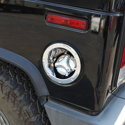 Fuel Door Bezel Gas Tank Cover Moulding Trim Chrome Cap For Hummer H2 ...
