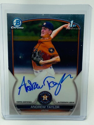 2023 Bowman Chrome Andrew Taylor 1st on Card Auto CPA-ATR | eBay