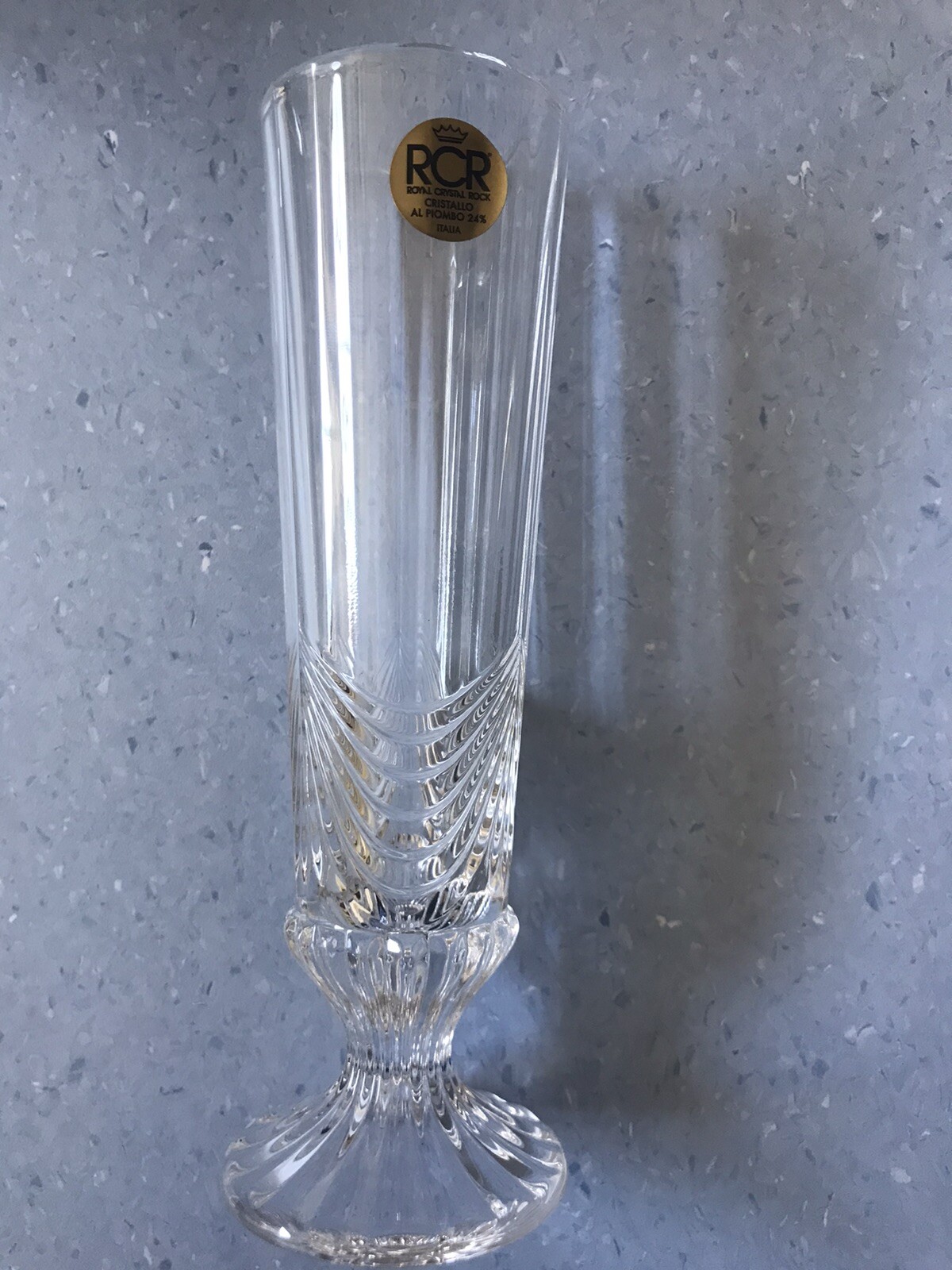 Open box "Aurea" RCR Royal Crystal Rock jar vase 6.7in made in Italia ...