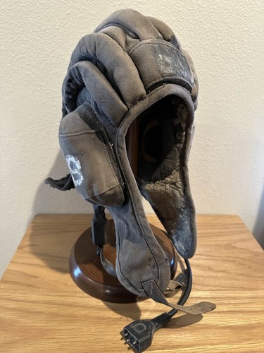 Ukraine War Captured Salty Russian Army Soviet TSh-4 Tanker Helmet w ...