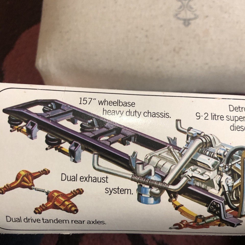 MATCHBOX AMT 1:25 KIT BUDWEISER PETERBILT 352 PACEMAKER CABOVER TRUCK ...
