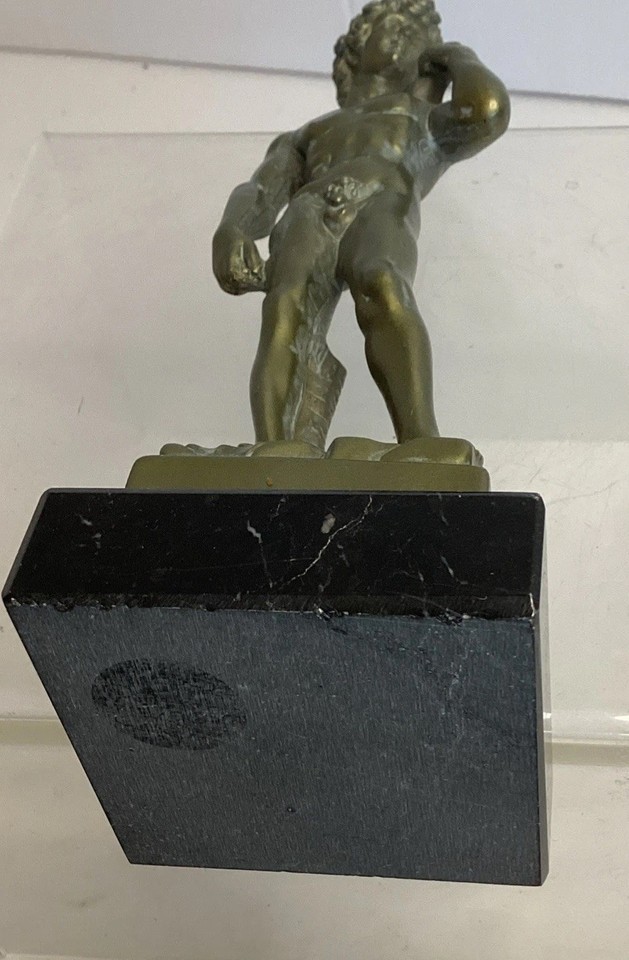 Michelangelo’s David Statue Replica 11” Tall Marble Base Classic Art ...