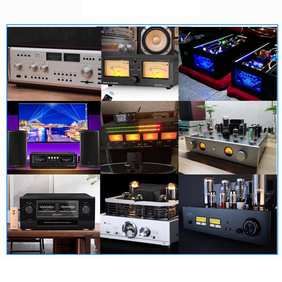 2pc TN-90A VU Meter DB Level Header Chassis Backlight with TS-VU003 ...