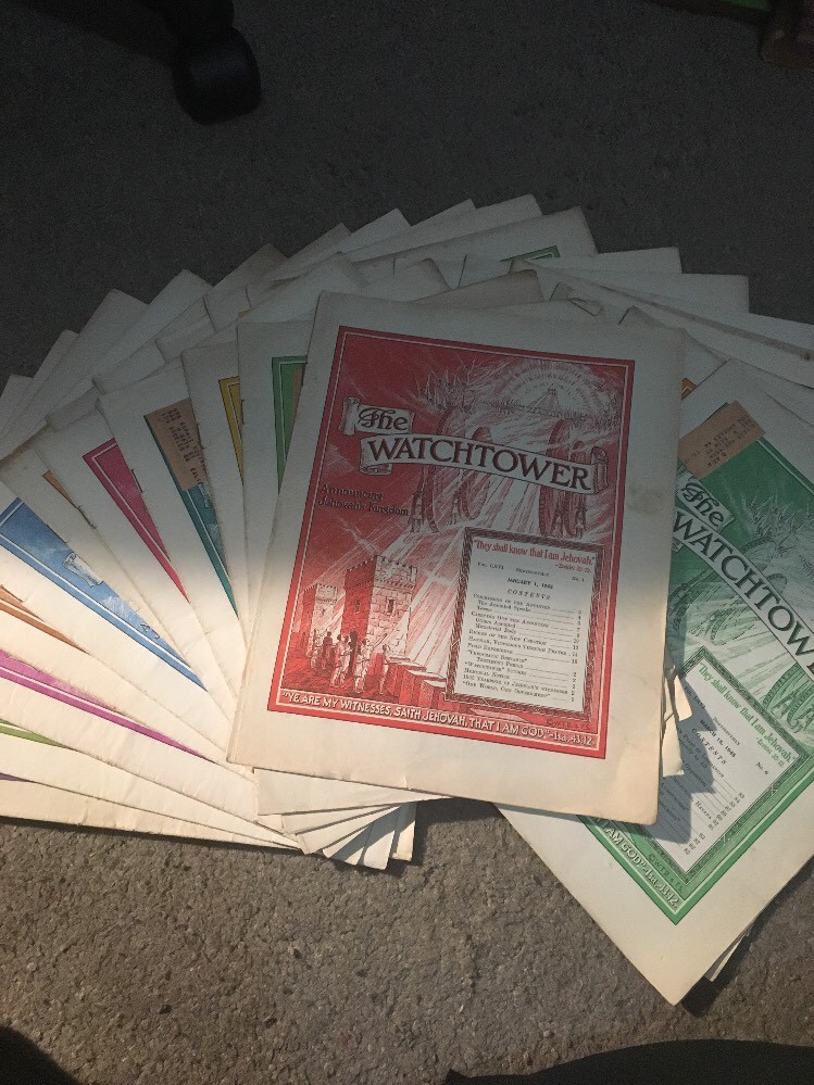 1945 Full Year Of Original Watchtower Magazines Jehovah's Witnesses | eBay