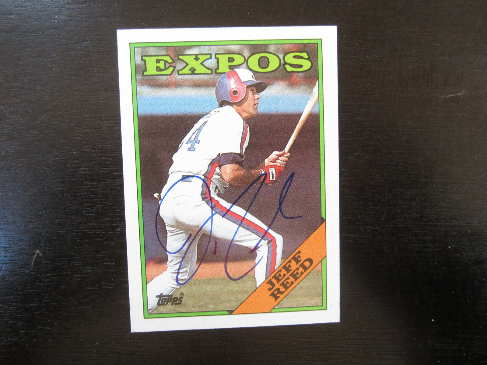 1988 Topps # 176 Jeff Reed Autograph Signed Card (B) Montreal Expos | eBay