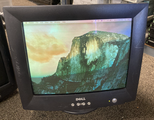 Dell E773c 17" CRT VGA Computer Monitor w/ Stand Retro Gaming | eBay