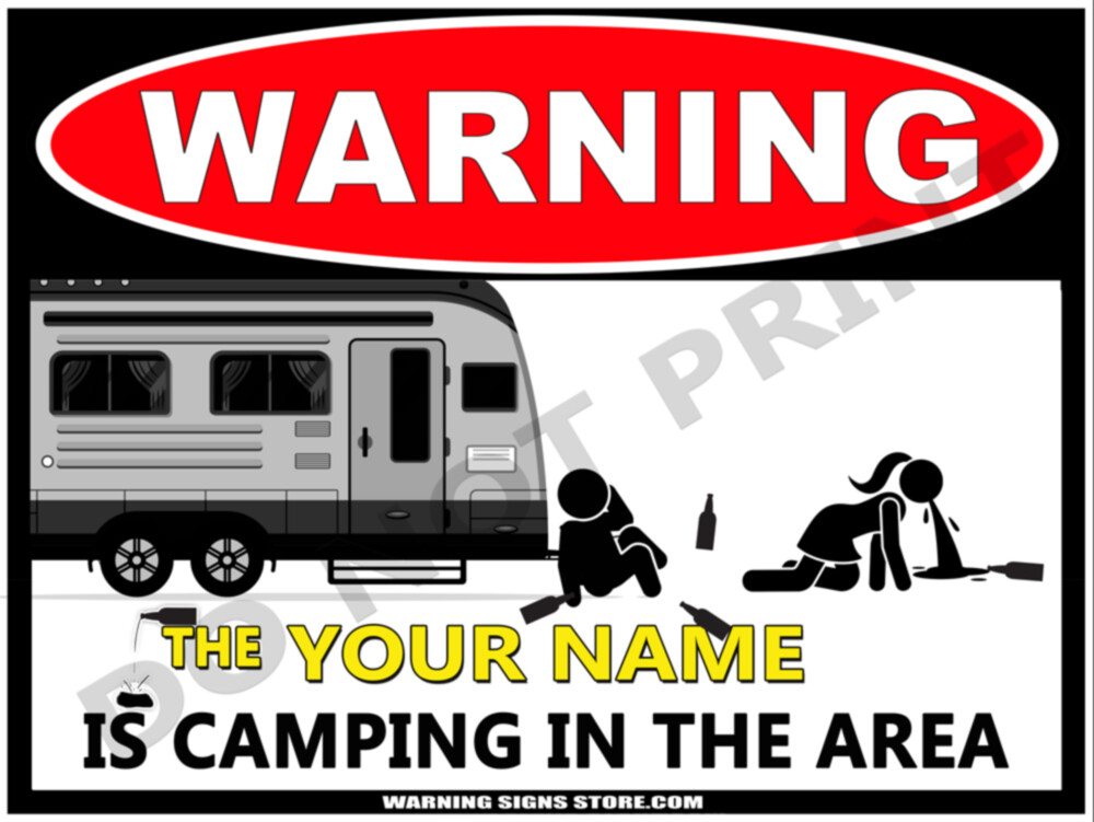 Personalized Camper Signs