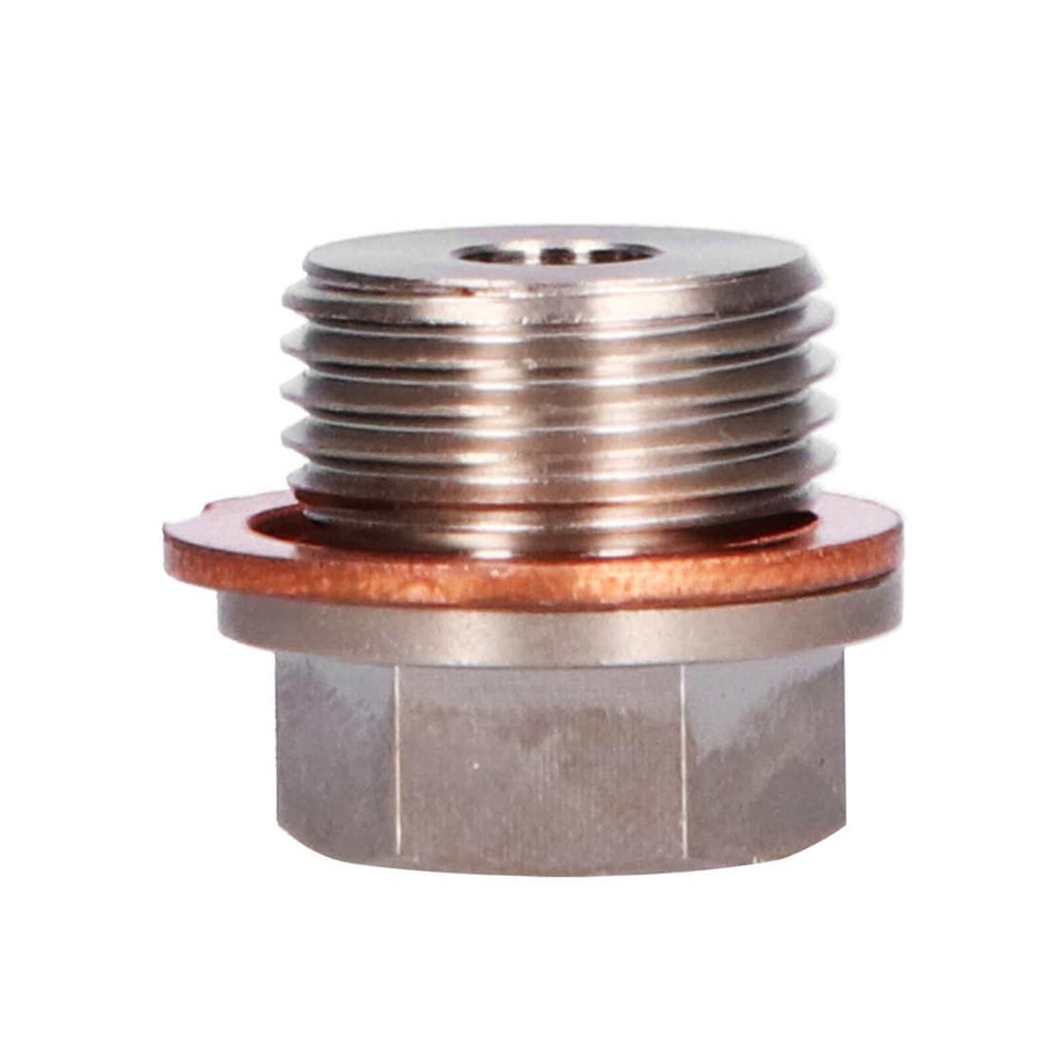 Sump Plug Sensor Adaptor M18 x 1.5mm to 1/8NPT Oil Temperature Gauge ...