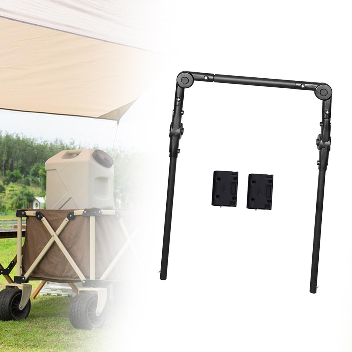 Radio Flyer Universal Adjustable Wagon Handle - 8-Angle Push Pull Bar ...