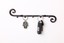 5 Hook Key Holder | Wall Mounted Hanger | Wrought Iron Key Rack RTZEN ...