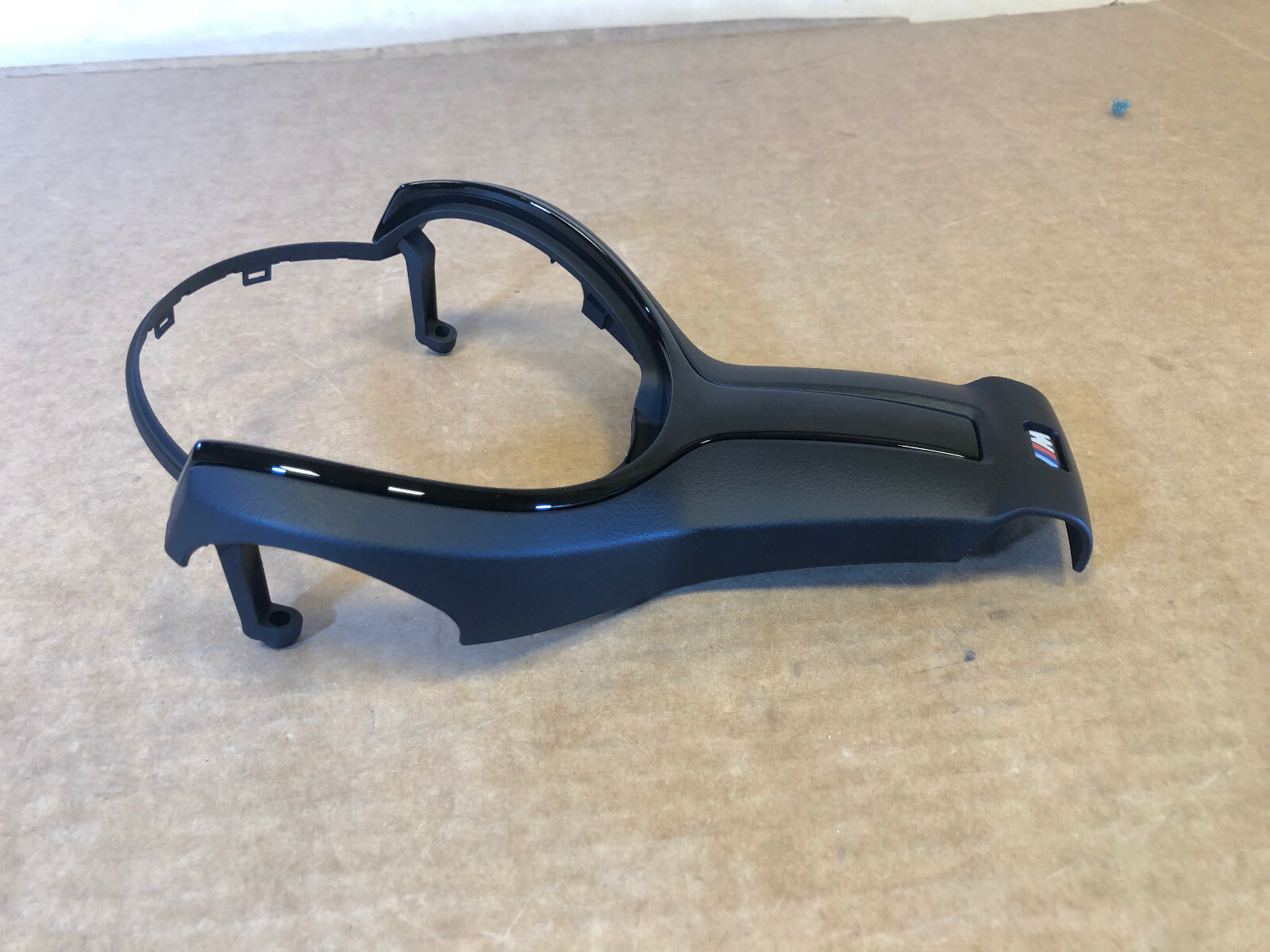 BMW 1 2 3 4 5 6 F-series GENUINE M Steering Wheel Cover BLACK trim ...