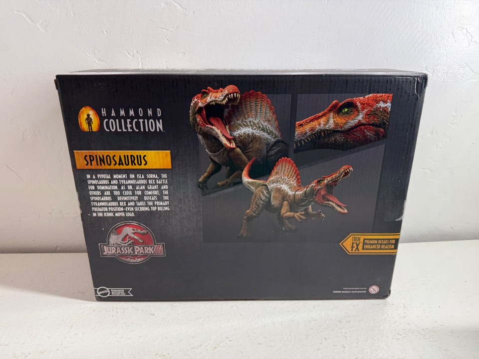 Jurassic World Hammond Collection Jurassic Park 3 Spinosaurus Action ...