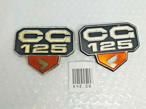 EMBLEMA ORIGINALE HONDA CG CG125 DECALCOMANIE COVER LATERALE NOS | eBay