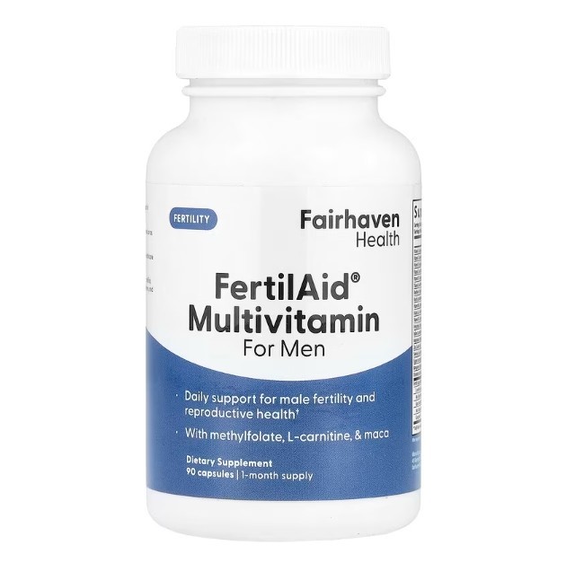 Fairhaven Health, FertilAid for Men, Reproductive Health, 2 PACK, 90 ...