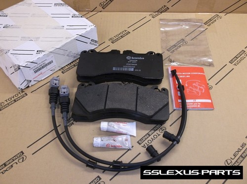 Lexus GSF (2016-2018) OEM Genuine BREMBO FRONT BRAKE PADS 04465-0W191 ...