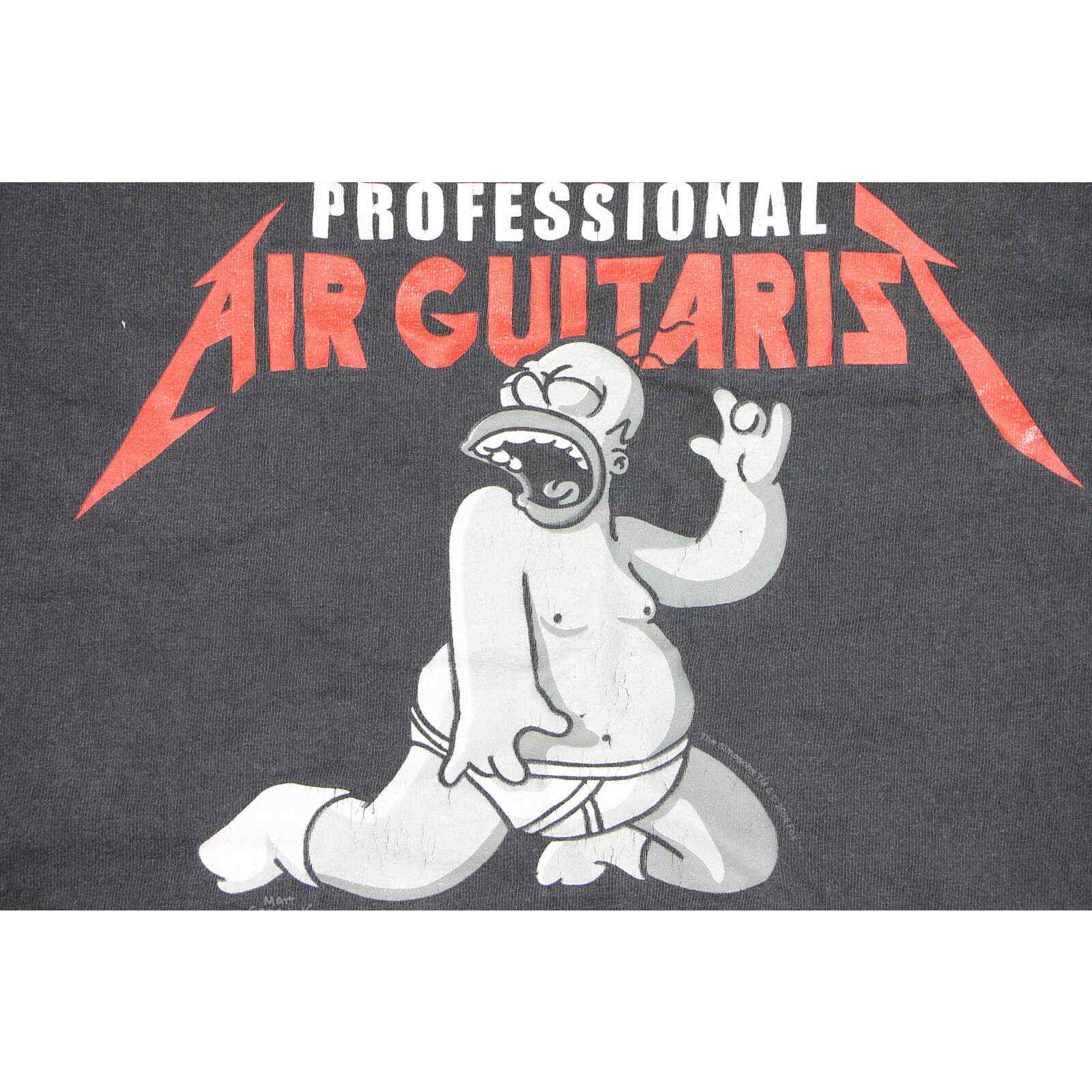 The Simpsons Homer Professional Air Guitarist Tee T S… - Gem