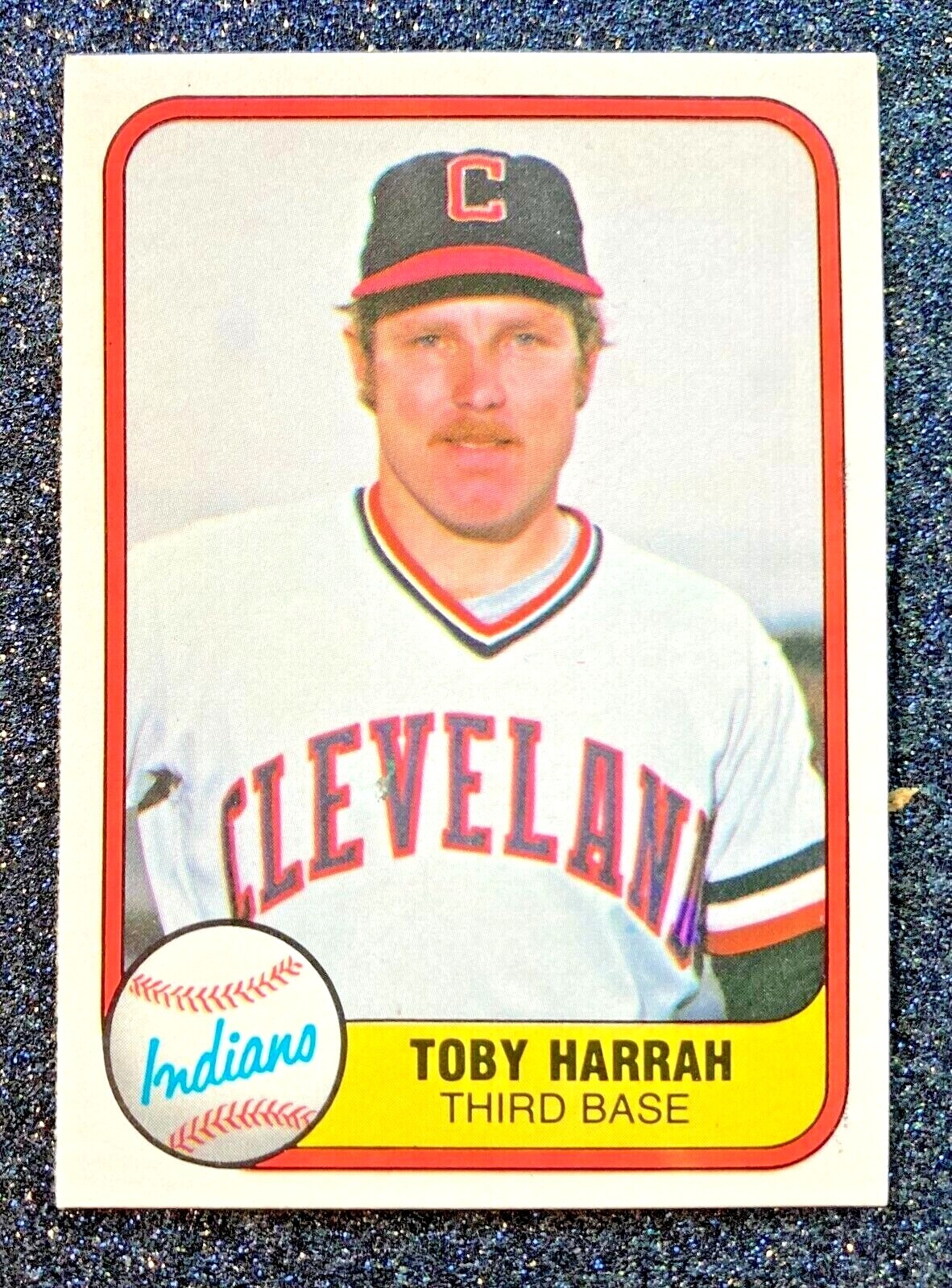 1981 Fleer Toby Harrah #389 Baseball Card Cleveland Indians (4x All ...