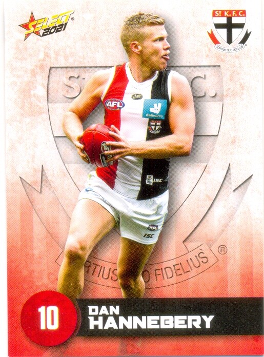 2021 AFL Select Footy Stars Common card 145 Dan Hannebery - St Kilda ...