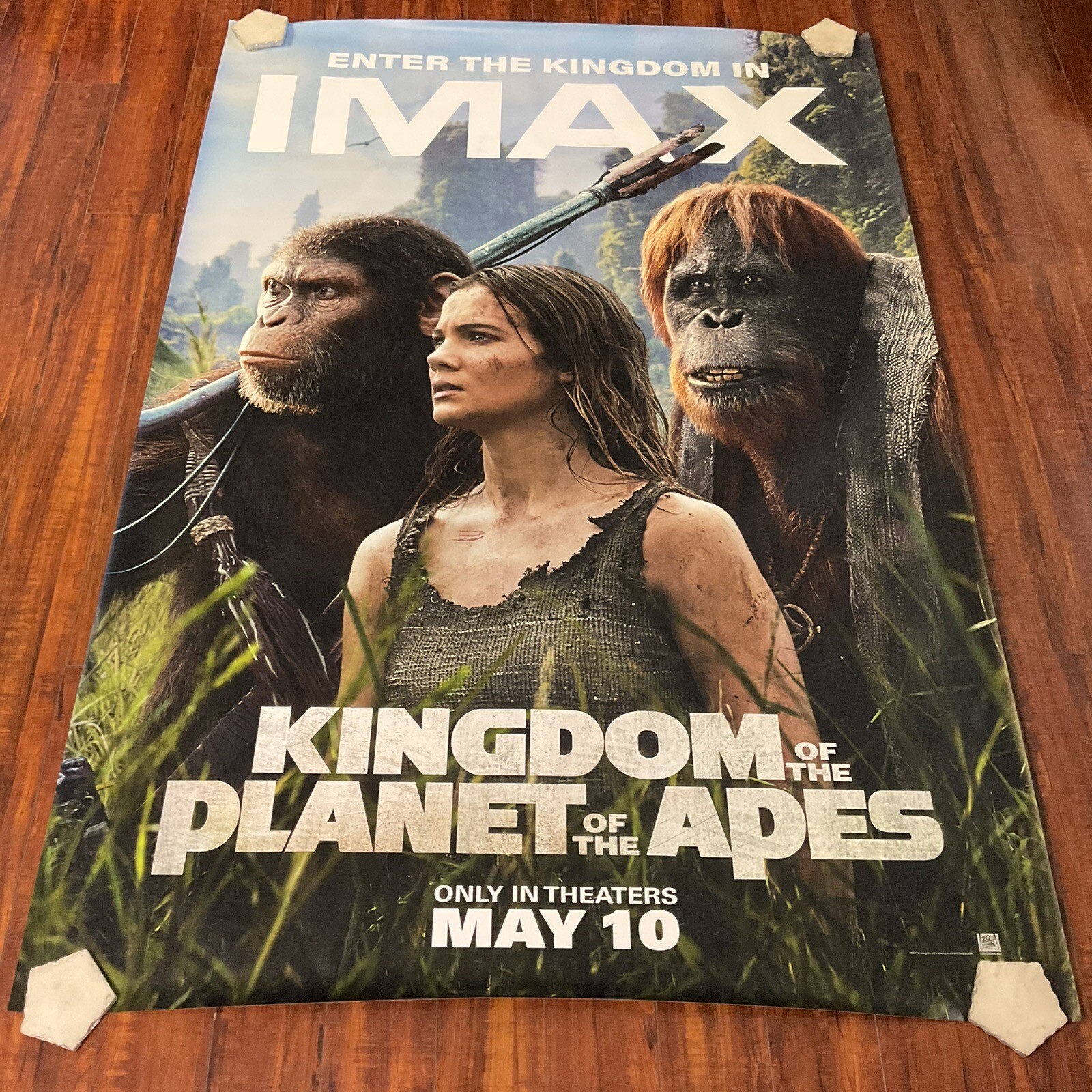 Kingdom Of The Planet Of The Apes (GROUP) Orig. DS Bus Stop Movie Poster 48x70in | eBay