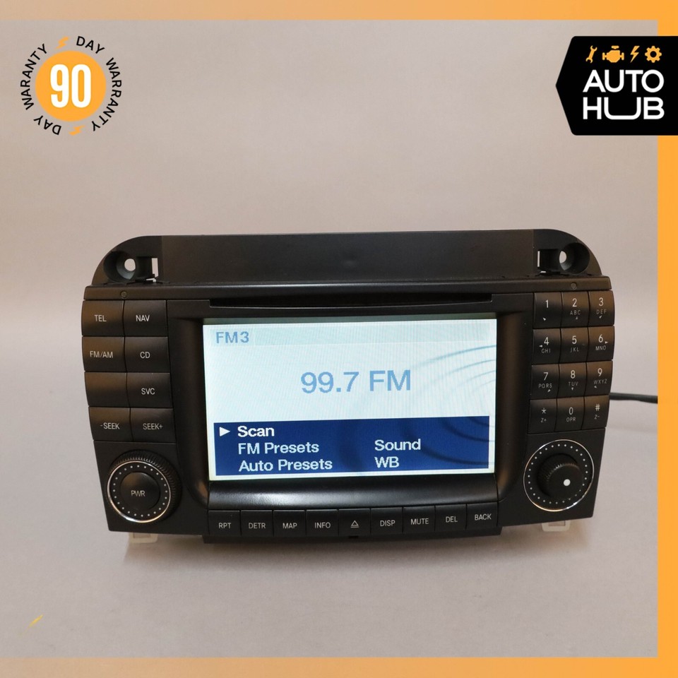 2003 Mercedes W215 CL55 AMG S430 Navigation Command Comand Head Unit ...
