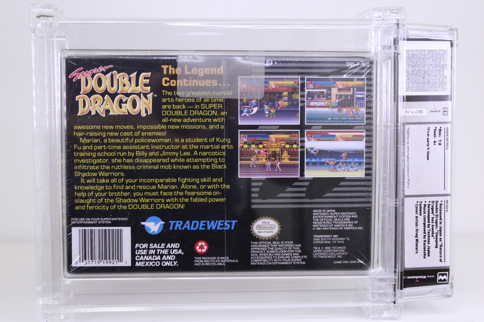 Super Double Dragon (Super Nintendo Entertainment System, 1992) for ...