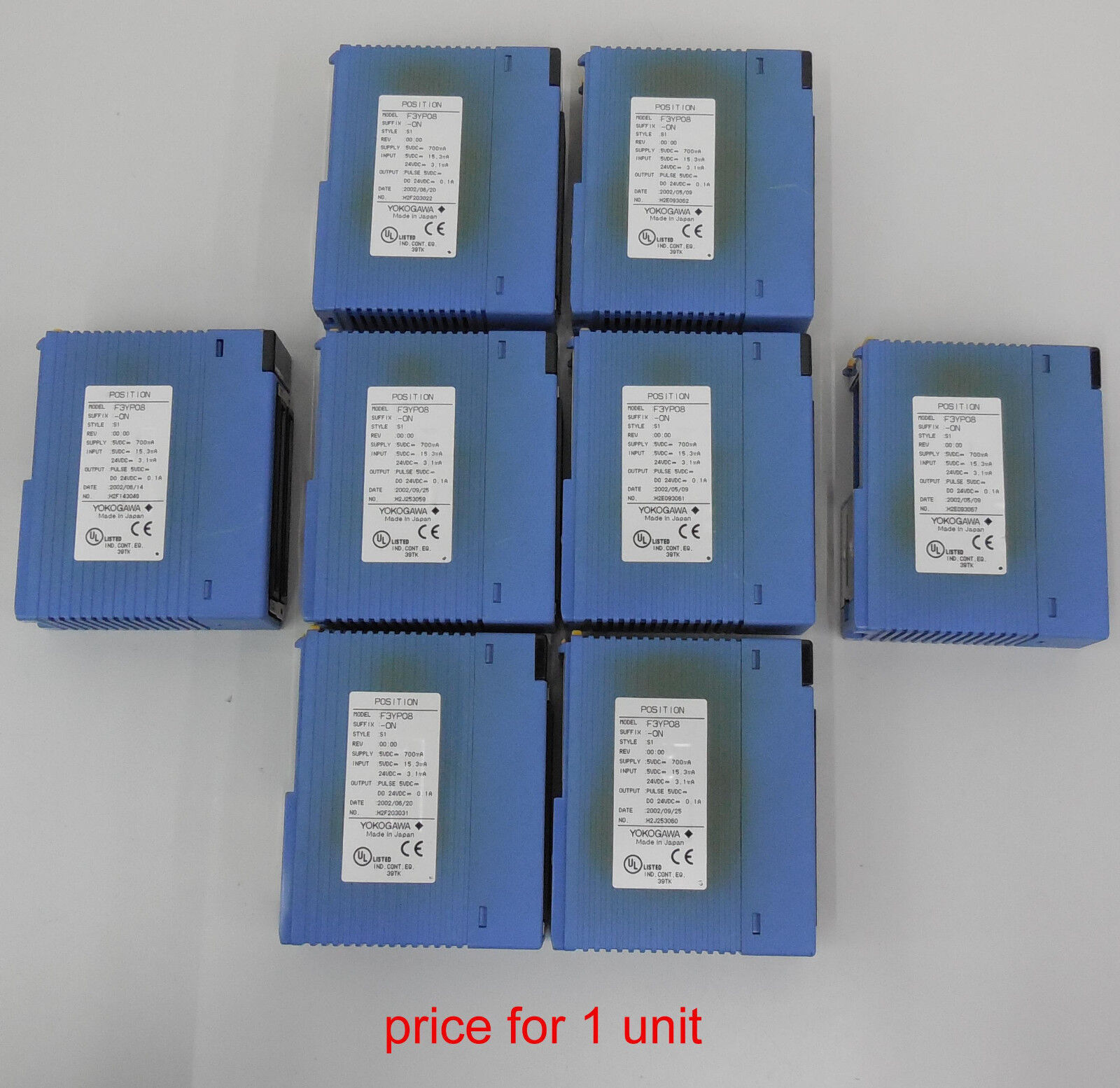 Yokogawa YP08-0N F3YP08-0N Rev 00:00 Position module | eBay