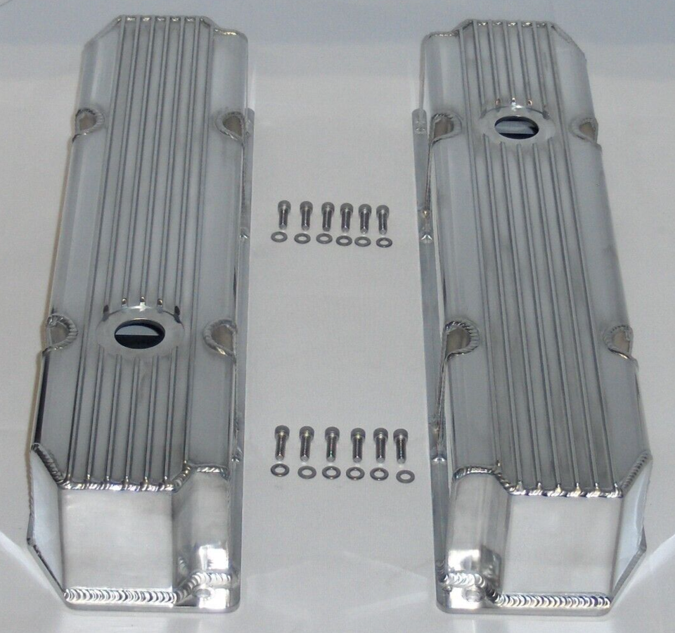 Finned Fabricated Aluminum Valve Covers for Big Block Chrysler Mopar ...