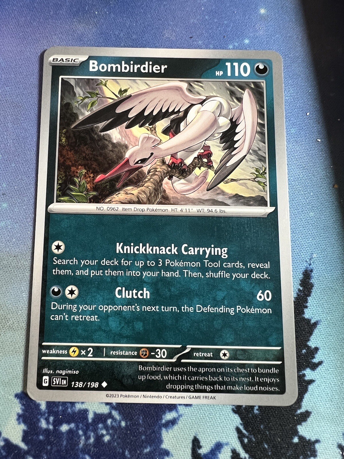 Pokémon TCG Bombirdier Scarlet & Violet BASE Set 138/198 Regular ...