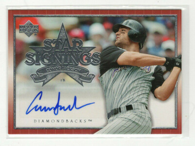 2007 Upper Deck Star Signings Conor Jackson Autograph SS-CJ Arizona ...