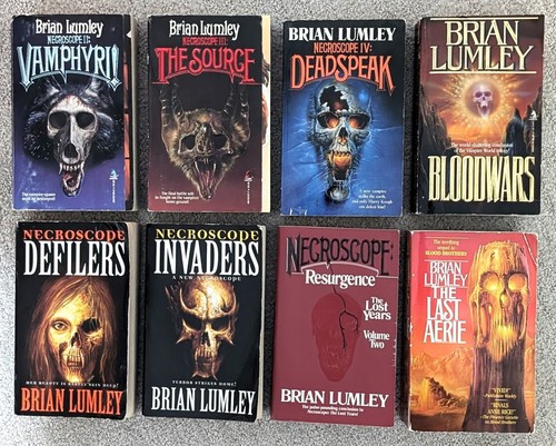 Brian Lumley = NECROSCOPE + companion novels = 8 paperbacks | eBay
