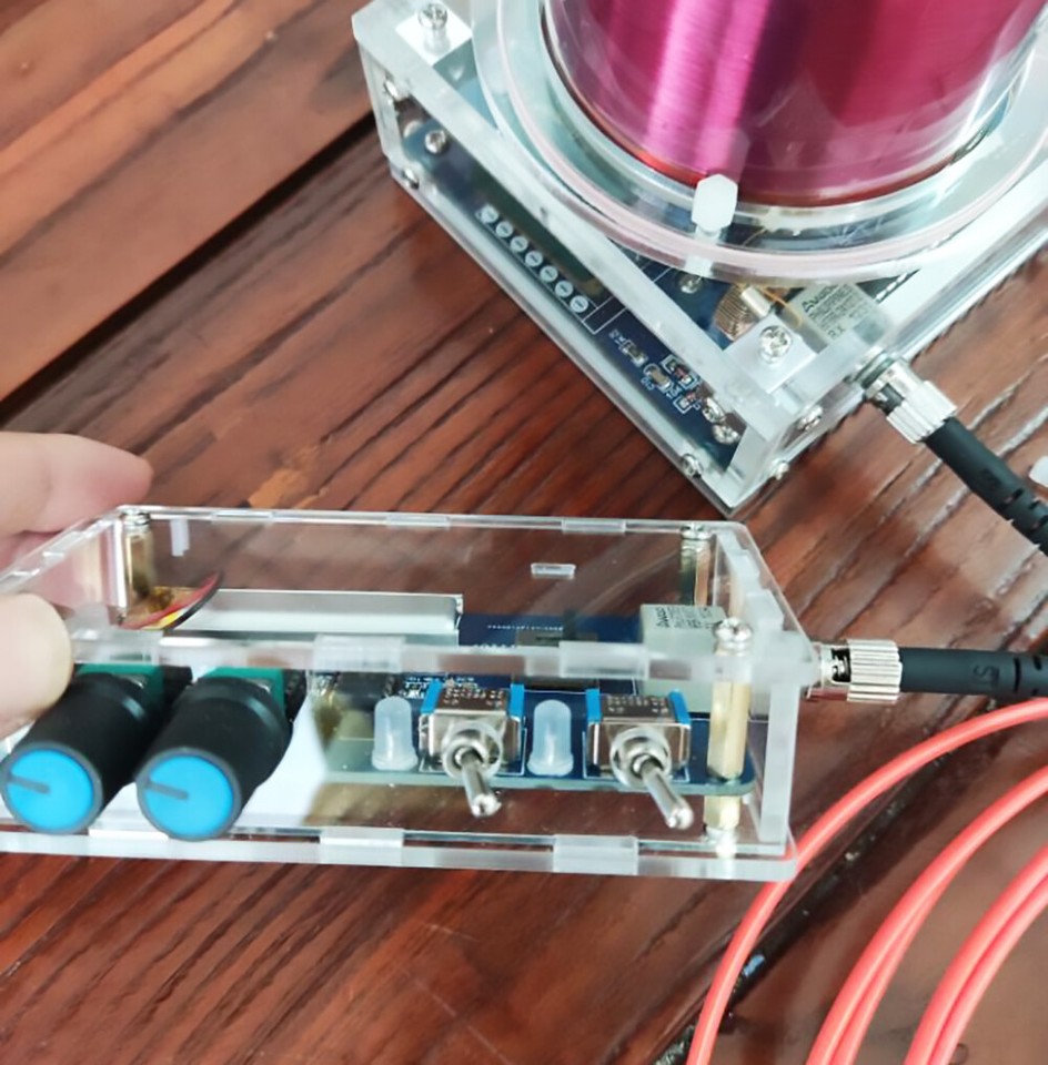 DIY music Tesla coil SSTC high frequency generator ignition lightning ...