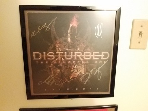 Disturbed Signed 2016 Summer Tour Poster JSA Certified COA | eBay